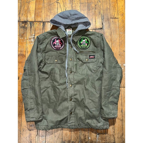 Dickies | Jackets & Coats | Dickies Work Jacket Mens Small Green Canvas ...